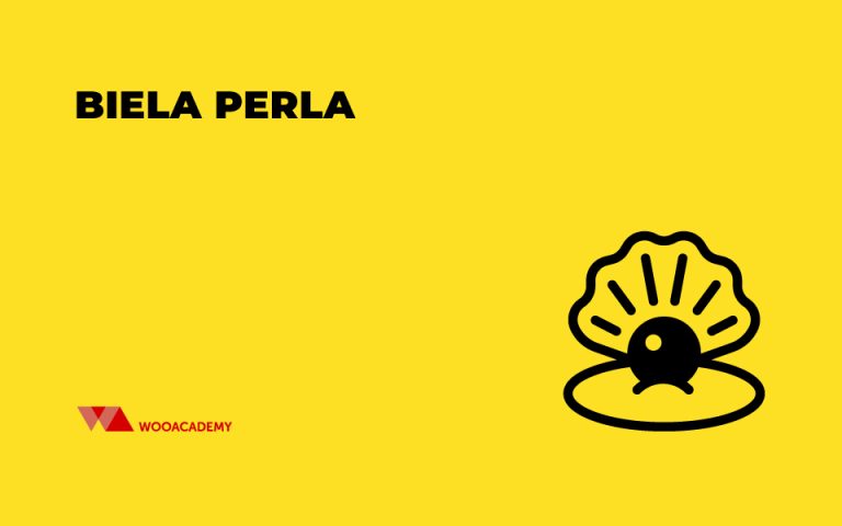 Biela perla 🦪 - wooacademy ®️